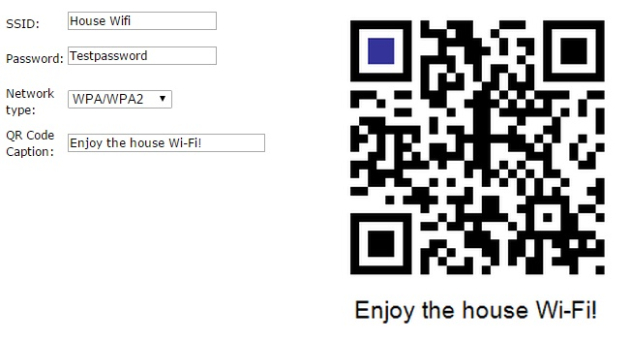 How to get connected to Wi-Fi with a QR code?