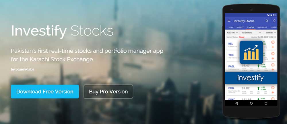 Meet Investify, Pakistan's first real-time stock manager App