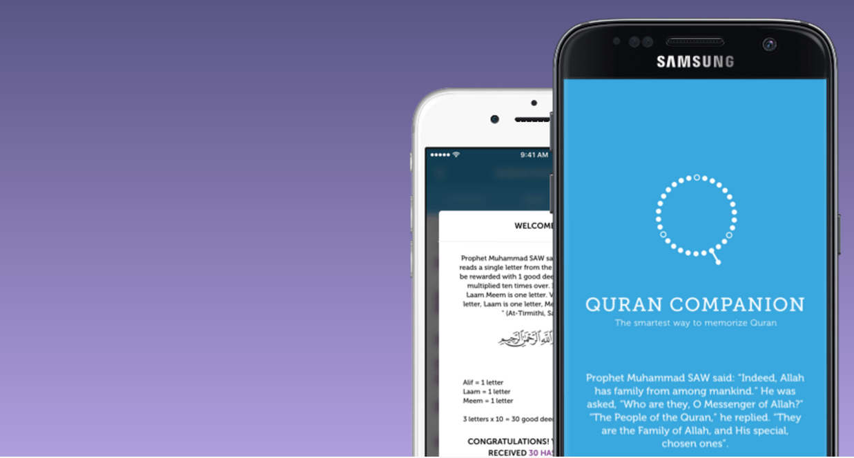 Quran Companion is an app to help you memorize Quran