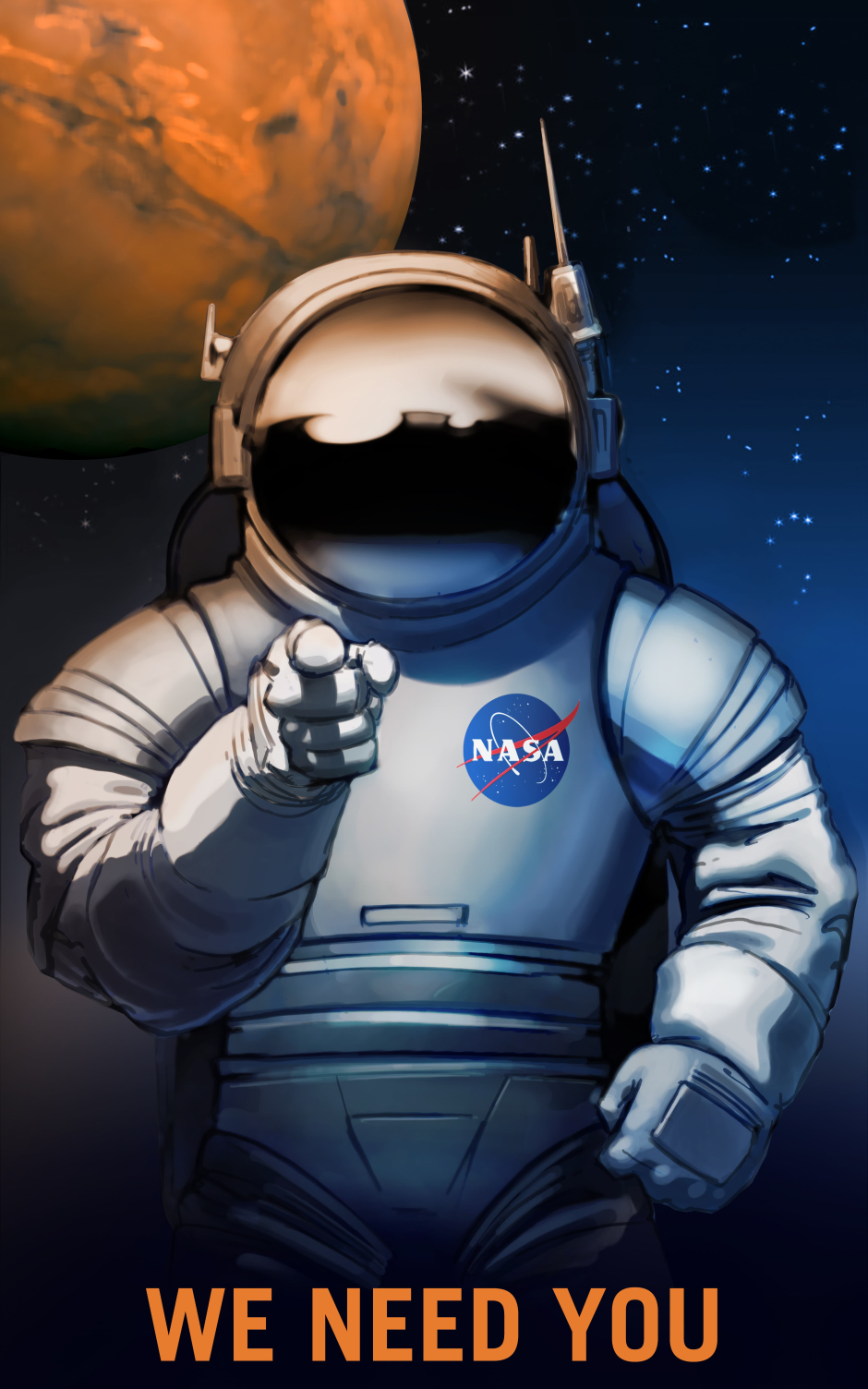 NASA's recruitment posters for Mars!