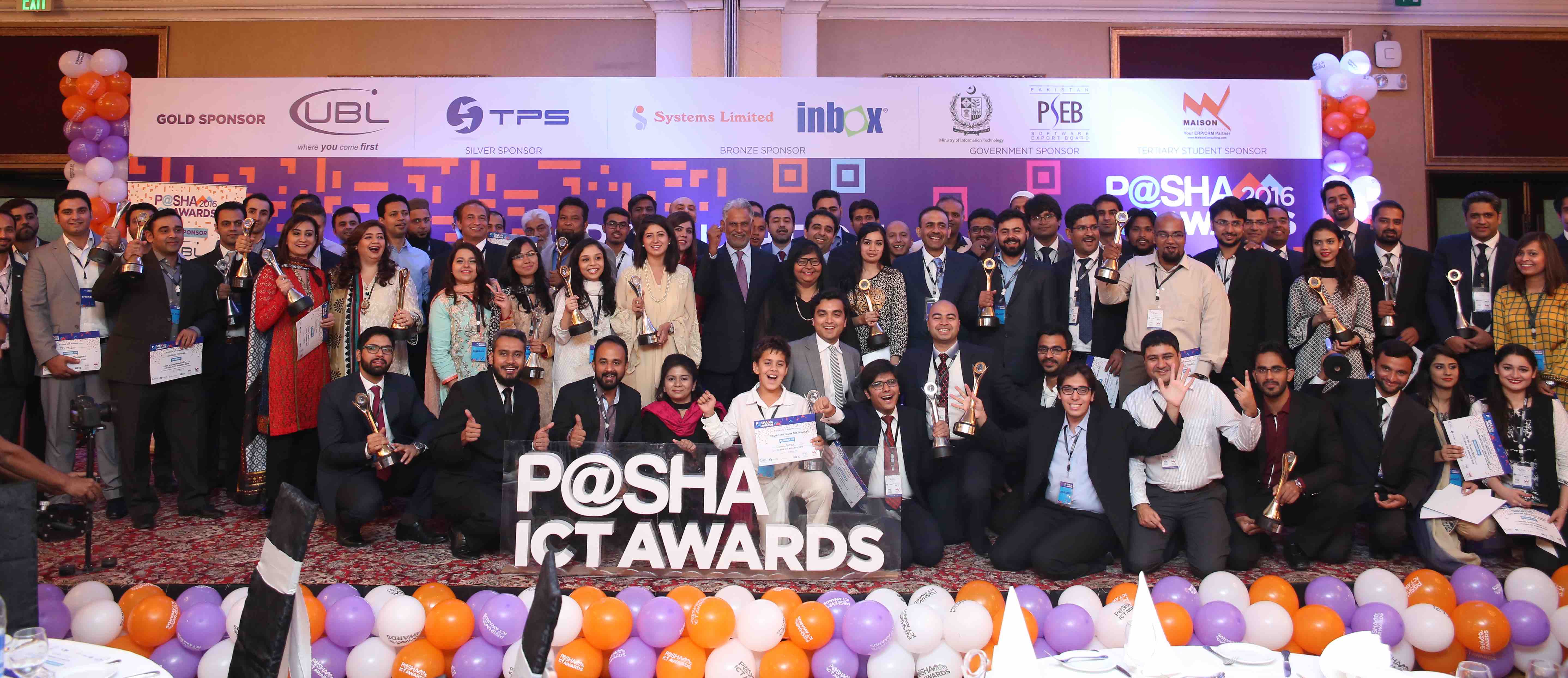 Winners of P@SHA ICT Awards 2016 announced