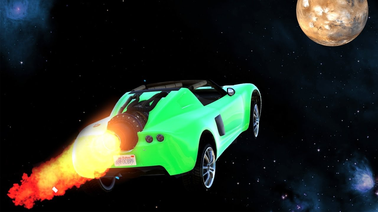Elon Musk plans to send a sports car to Mars on its Falcon Heavy rocket