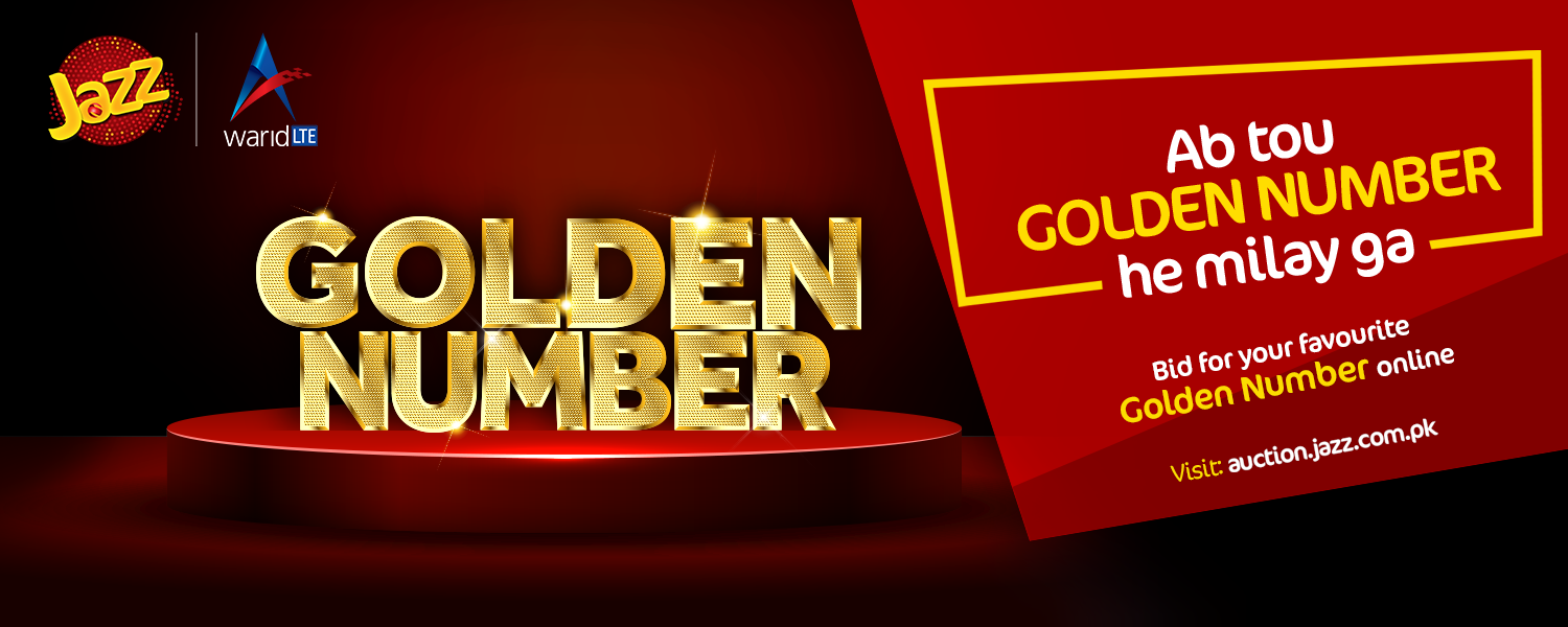Jazz is now offering a ‘Golden Number Auction’ to its customers