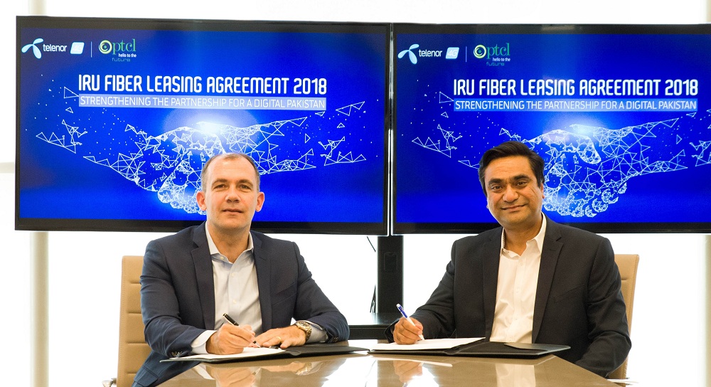 PTCL signs Fiber leasing agreement with Telenor for 3rd consecutive year