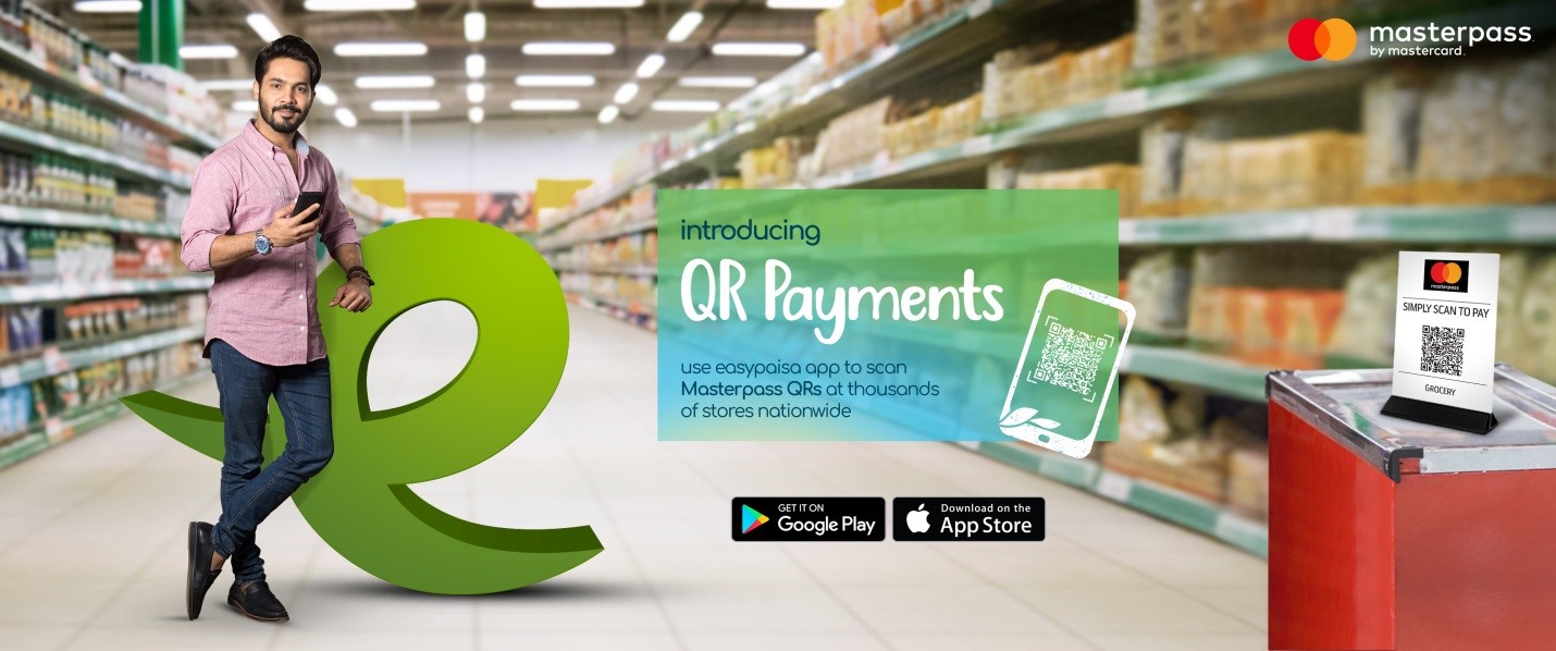Easypaisa Mobile Account holders will be able to do Masterpass QR payments