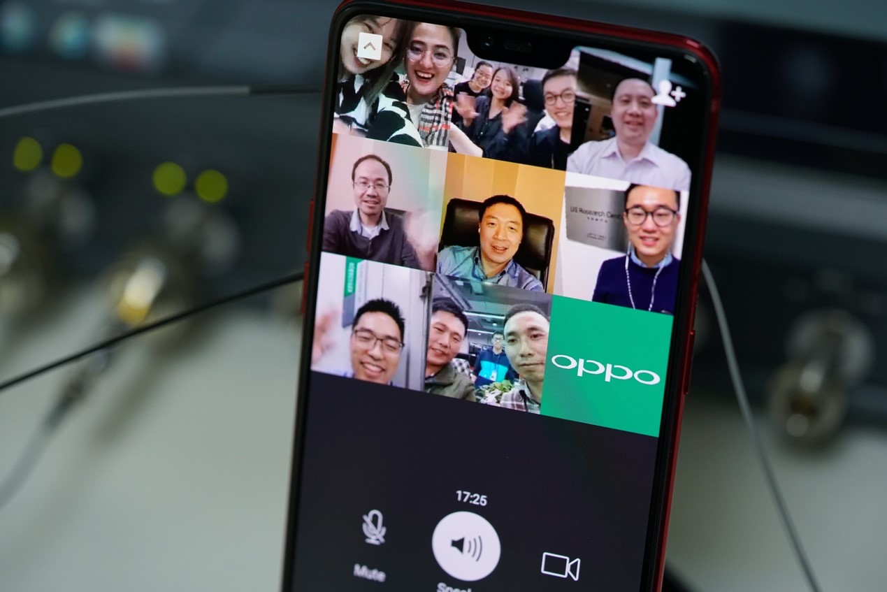 Oppo just did the World's first 5G multiparty video call on a smartphone