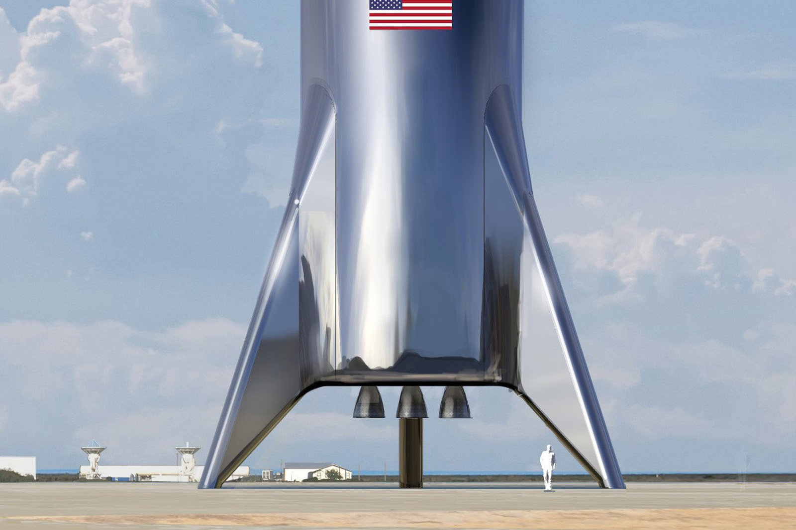Elon Musk shares first concept art of SpaceX’s Starship test vehicle