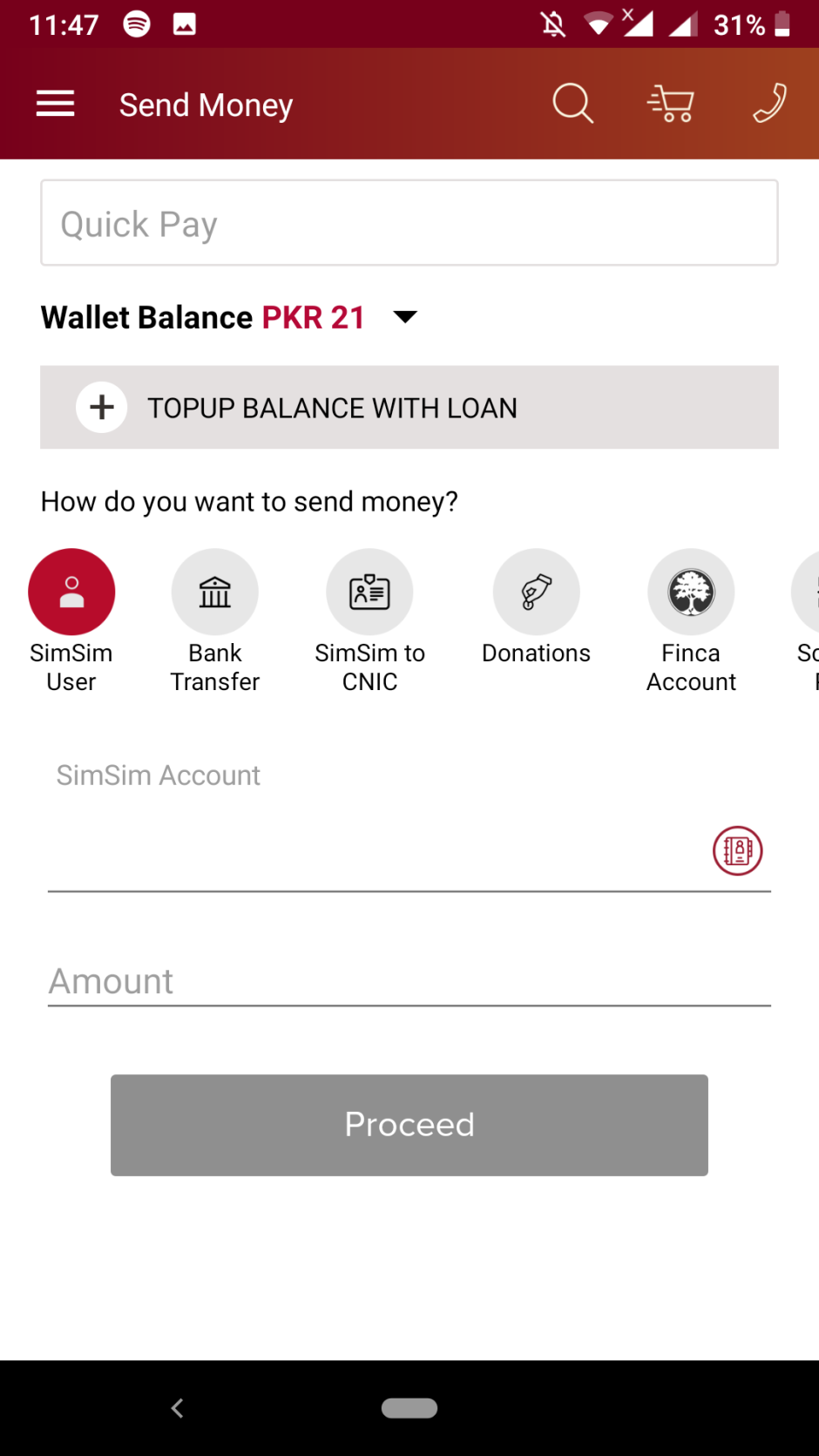 How to get started with SimSim Wallet App?