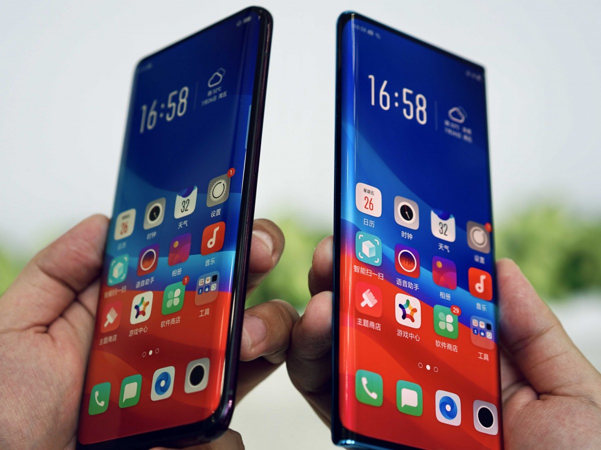 Oppo unveils Waterfall screen with 88-degree curved edges