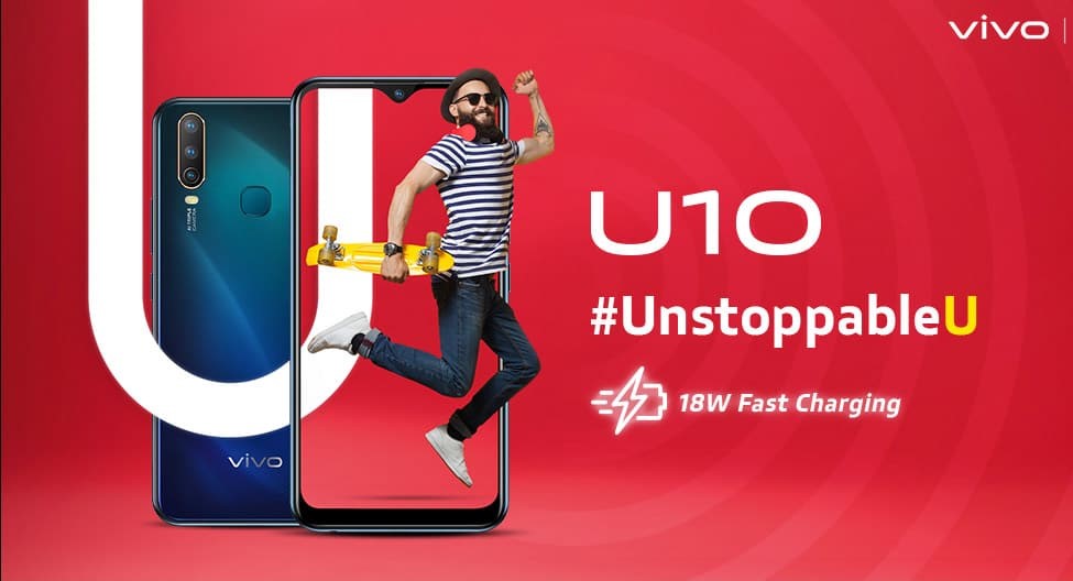 Vivo U10 Launched With bigger battery and better gaming experience