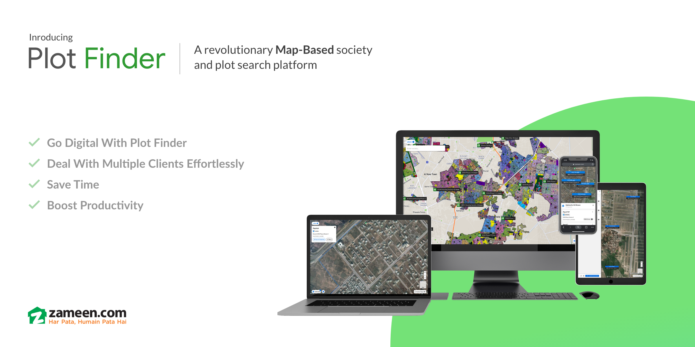 How Zameen's Plot Finder differs from Google Maps