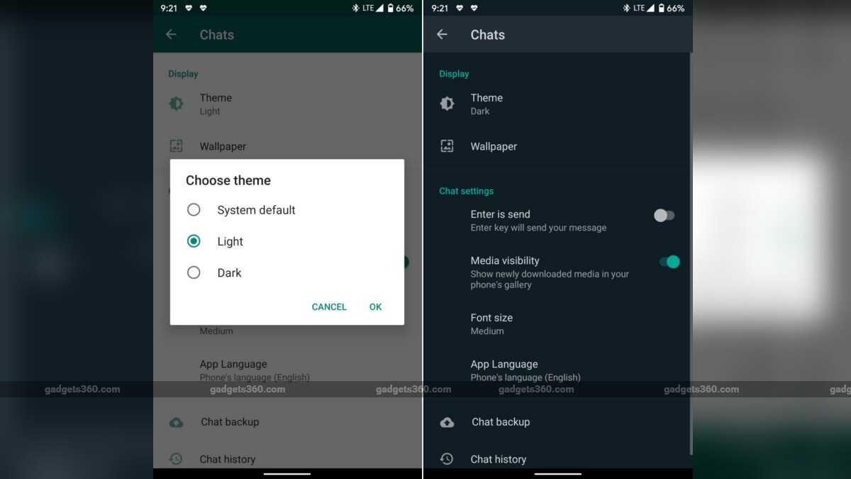 WhatsApp’s dark mode is finally available in Beta version of the app in ...