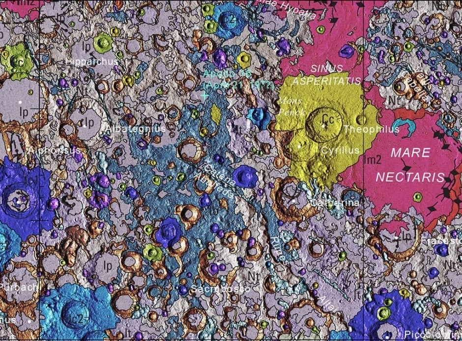 USGS releases ‘most comprehensive geologic map of the moon ever’
