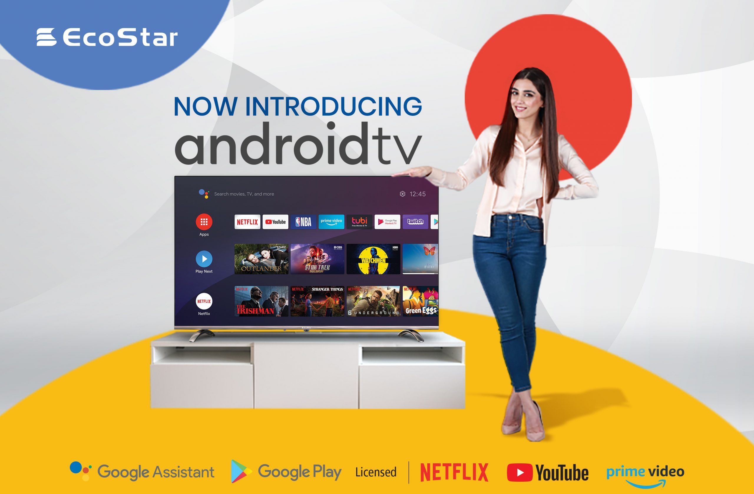 EcoStar launches its cutting edge Android TV 960 series infused with AI ...