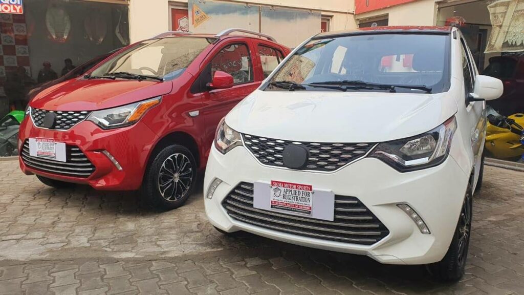 Sigma's electric car looks like a United Bravo copycat