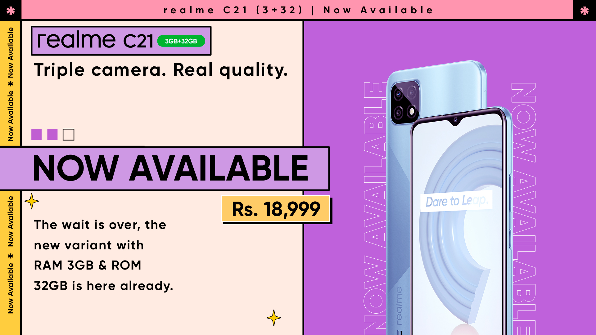 realme introduces the C21 series at an affordable consumer rate