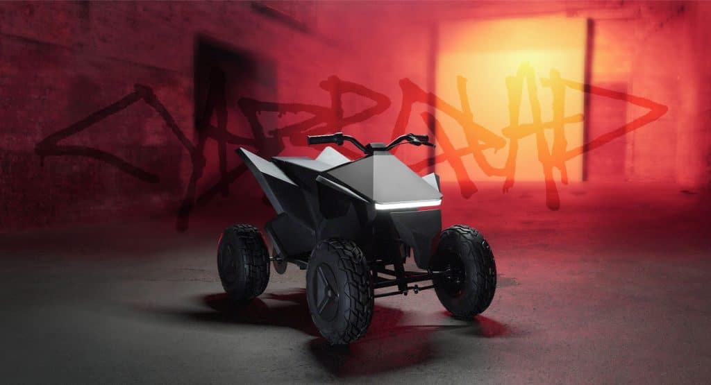 Tesla is set to release a futuristic all-electric ATV for kids