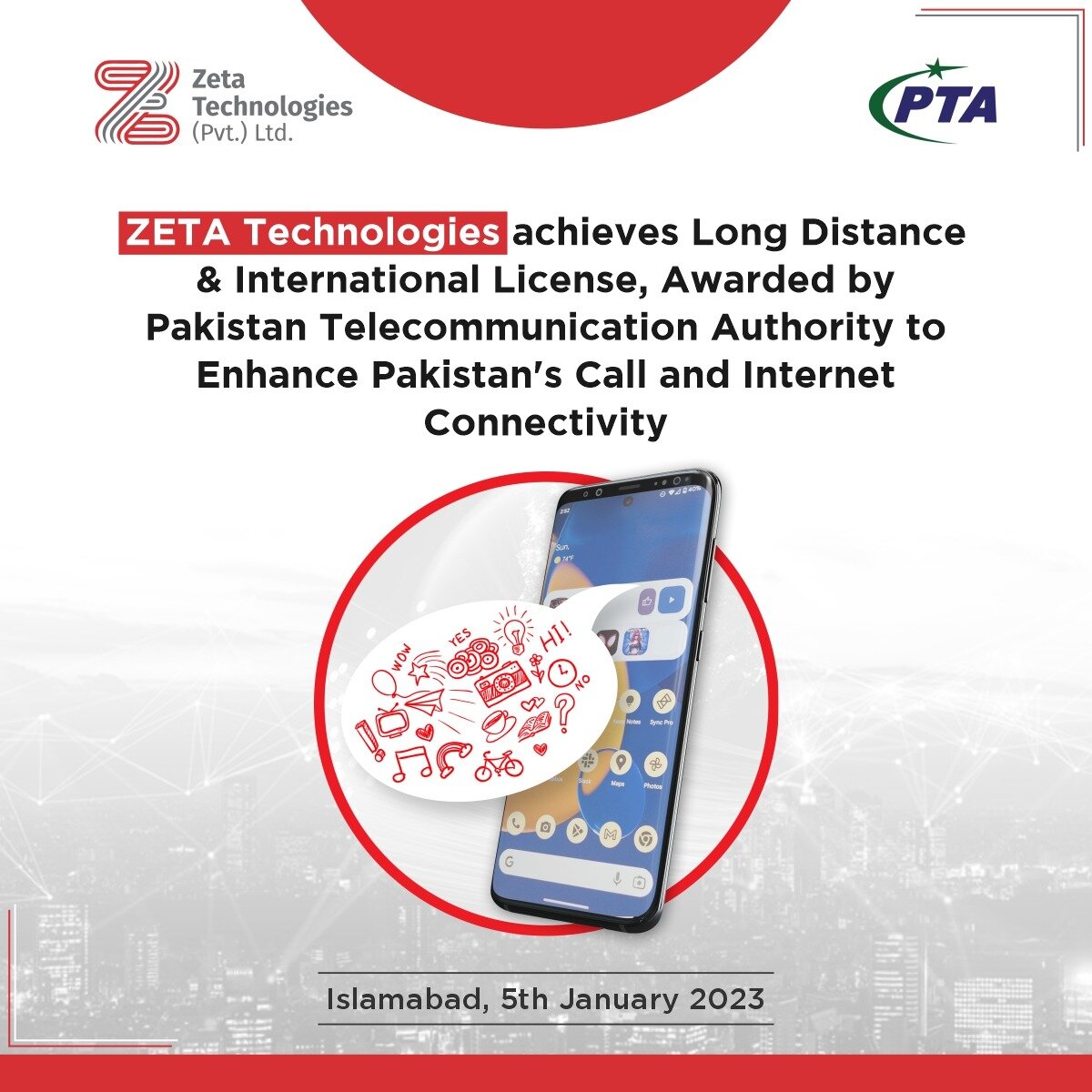 ZETA Technologies achieves LDI License to enhance Pakistan’s Call and Internet Connectivity