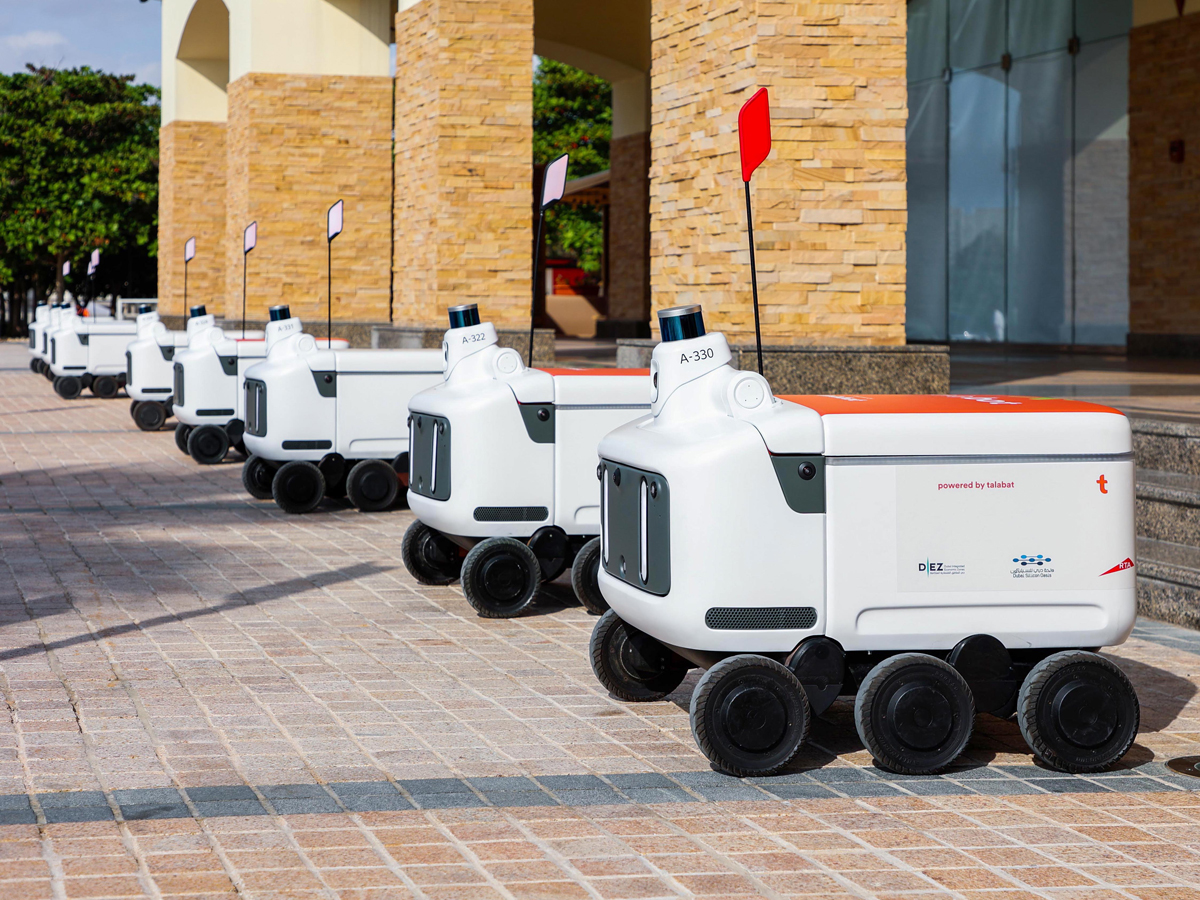 Dubai Launches Food Delivery Robots Named Talabots