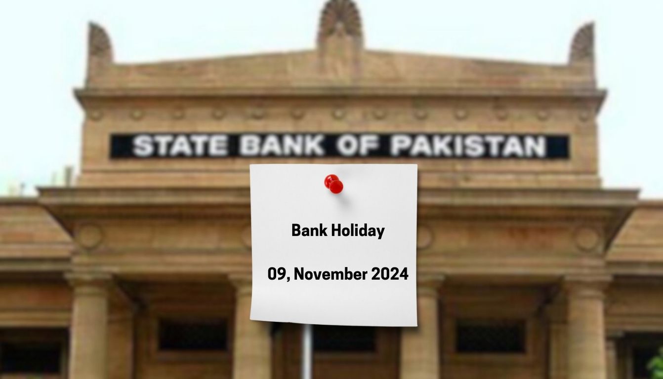 Banks in Pakistan to Observe Holiday on November 9th, 2024