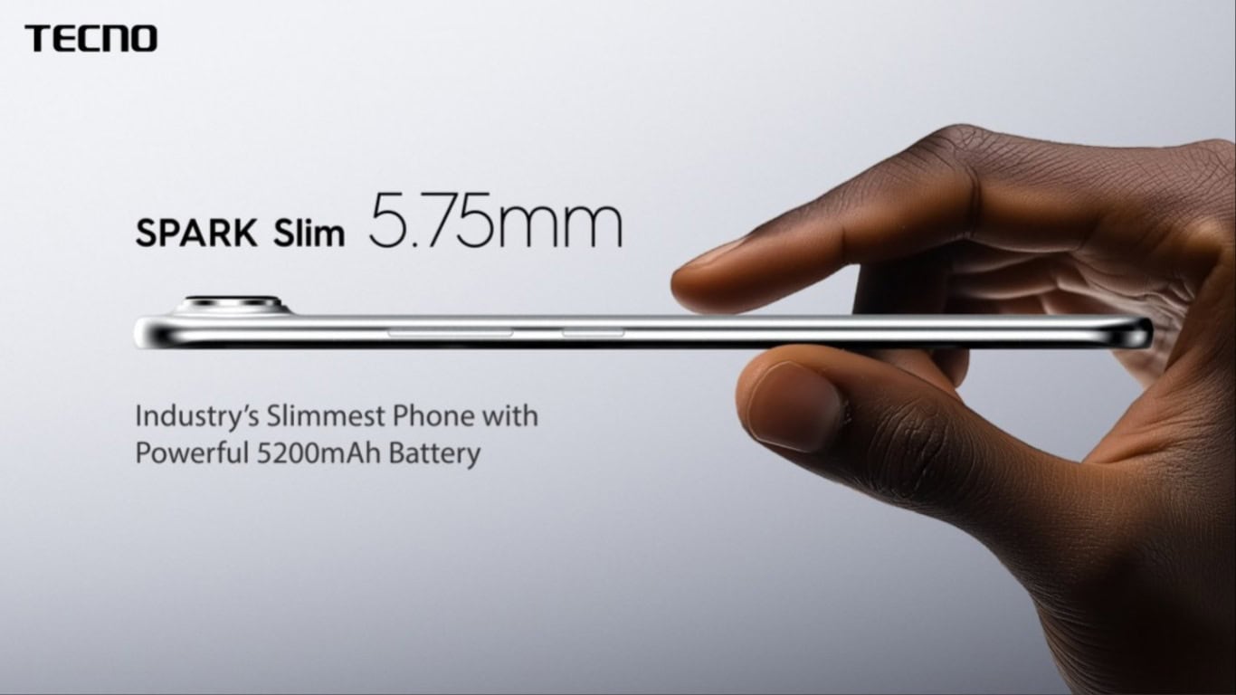 Tecno Spark Slim Debuts as World’s Thinnest Smartphone Concept