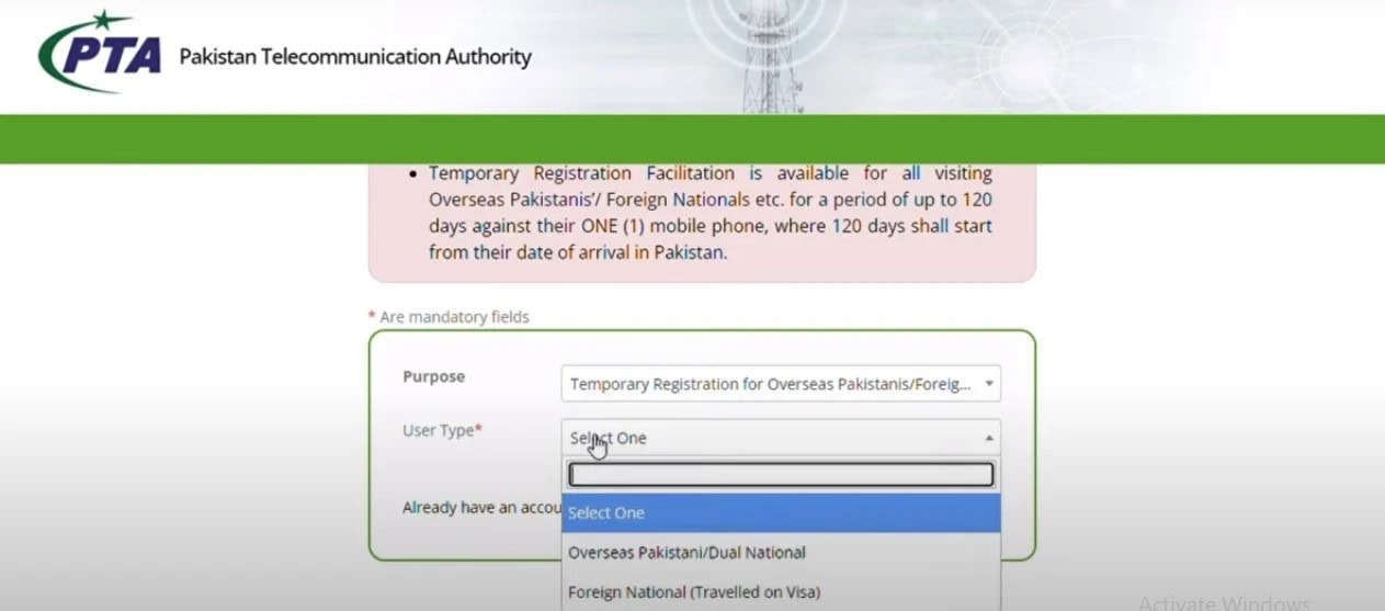 PTA allows overseas Pakistani's to register mobiles for 120 days