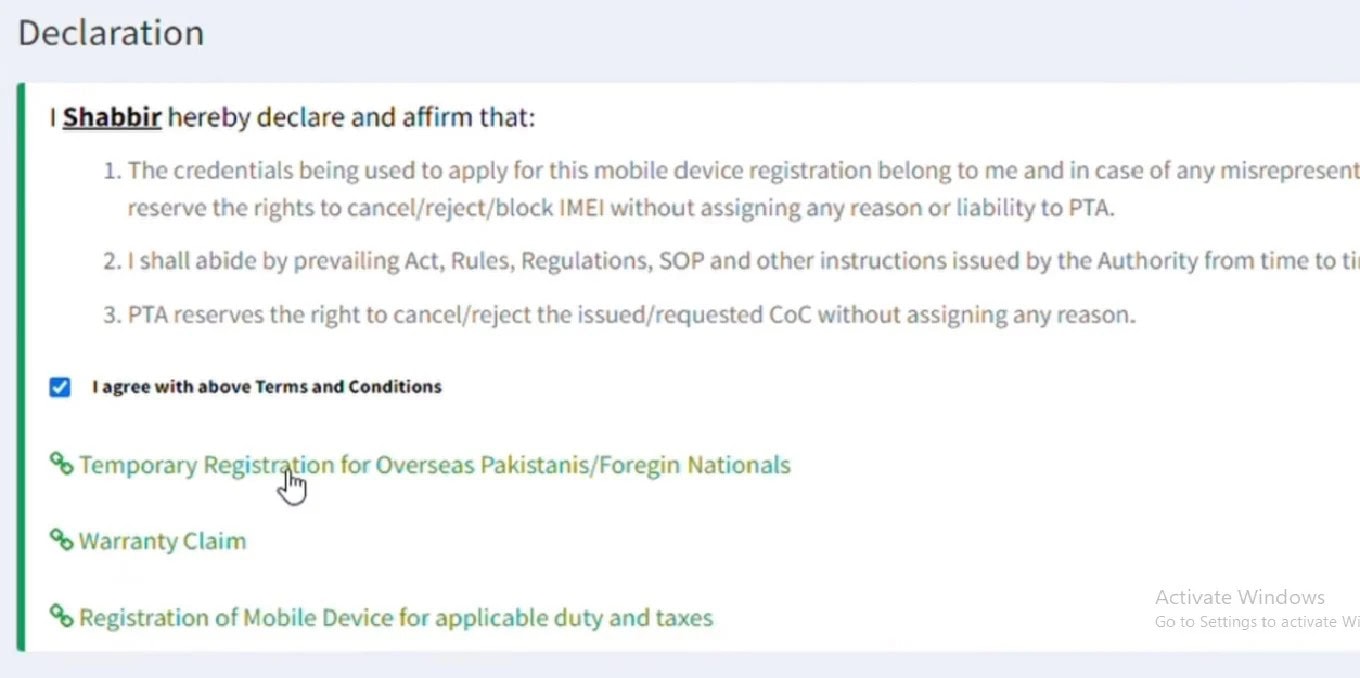 PTA allows overseas Pakistani's to register mobiles for 120 days