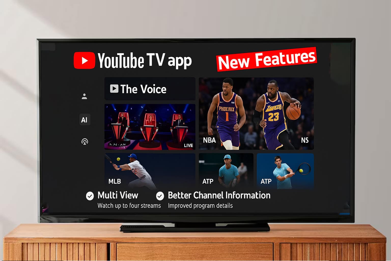 YouTube TV App Unveils New Look with Major Redesign