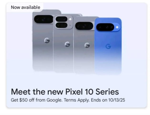Pixel 10 Series Design Fully Unveiled on Google Play Store