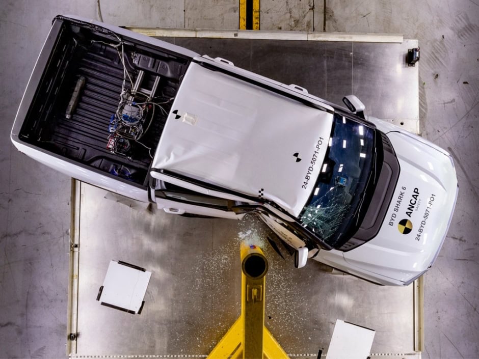 BYD Shark 6 Earns Major Safety Rating