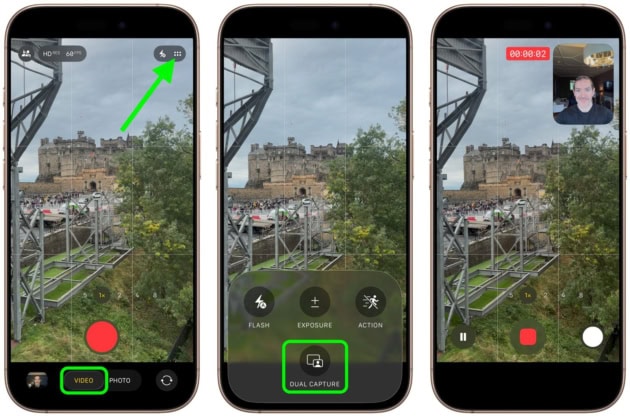 iPhone 17 Brings Dual Capture: Record with Front and Rear Cameras at Once