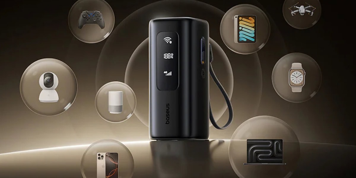 Baseus Unveils World’s First Power Bank With Built-In 4G Hotspot