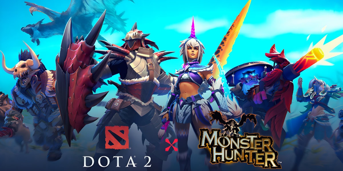 Dota 2 x Monster Hunter: Crossover Brings Free Cosmetic Sets