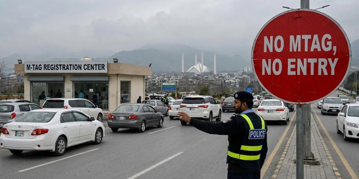Islamabad Traffic Enforcement to Start M-Tag Entry Ban