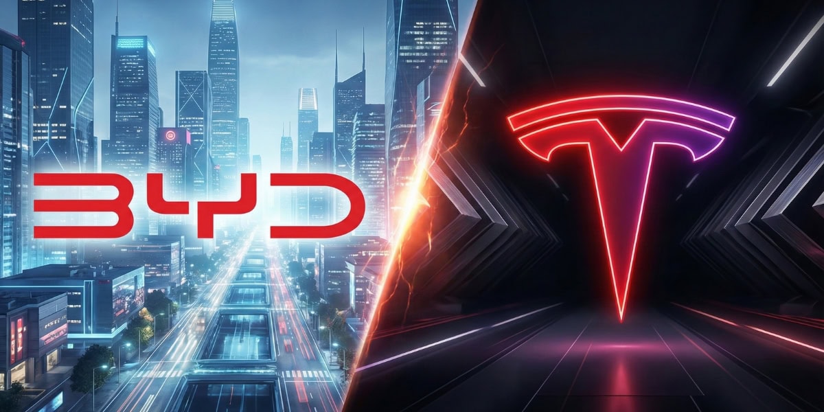 BYD Takes Top Spot as Global EV Leader While Tesla Sales Plunge