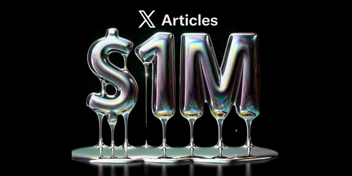 X Offers $1 Million Prize to Boost Long-Form Writing on the Platform