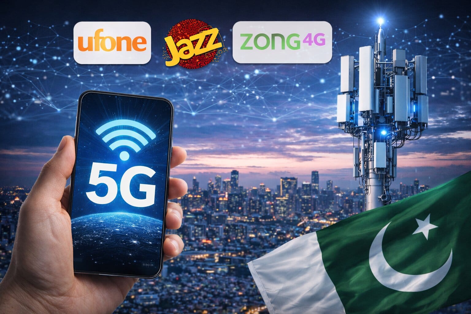 Three Major Telecom Operators Cleared for Pakistan’s 5G Spectrum Auction