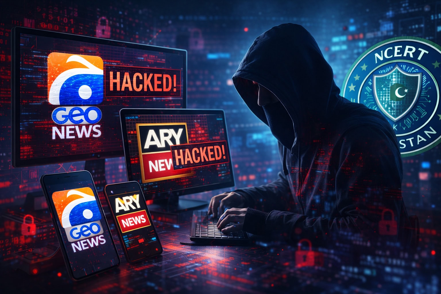 Geo News and ARY News Hacked, NCERT Launches Major Cybersecurity ...