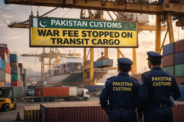 Pakistan Customs Stops Shipping Companies from Charging War Fees on ...