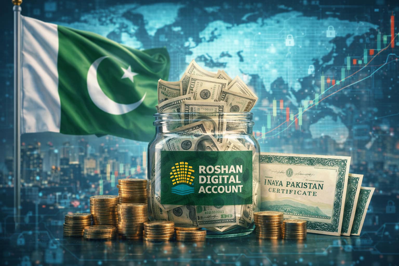 Pakistan Expands Roshan Digital Account Scheme to Foreign Investors