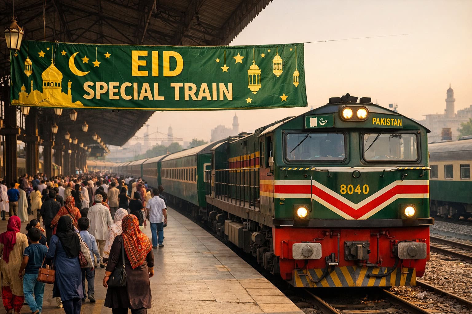 Pakistan Railways Announces Four Special Trains for Eid-ul-Fitr