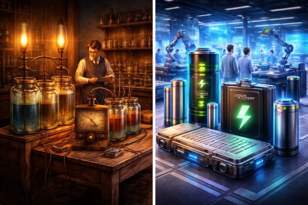 Then & Now: How Batteries Went From Lab Curiosity to Global Necessity