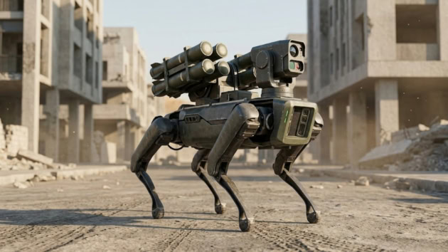 China’s Missile-Armed Robot Dog PF-070 Ready for Battlefields
