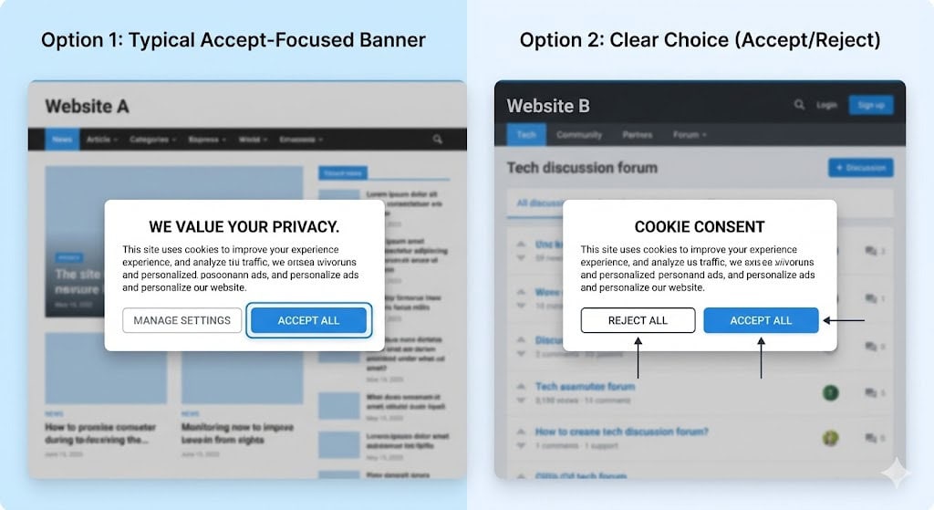 What Actually Happens When You Accept Or Reject Website Cookies?