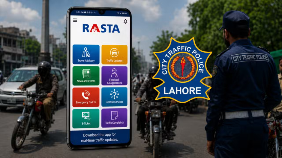 Lahore Traffic Police Launches ‘Rasta’ App for Real-Time Traffic Updates